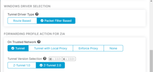 Zscaler Client Connector(ZCC)のForwarding Profile設定 | バンブロ ！ ネットワークソリューション特集
